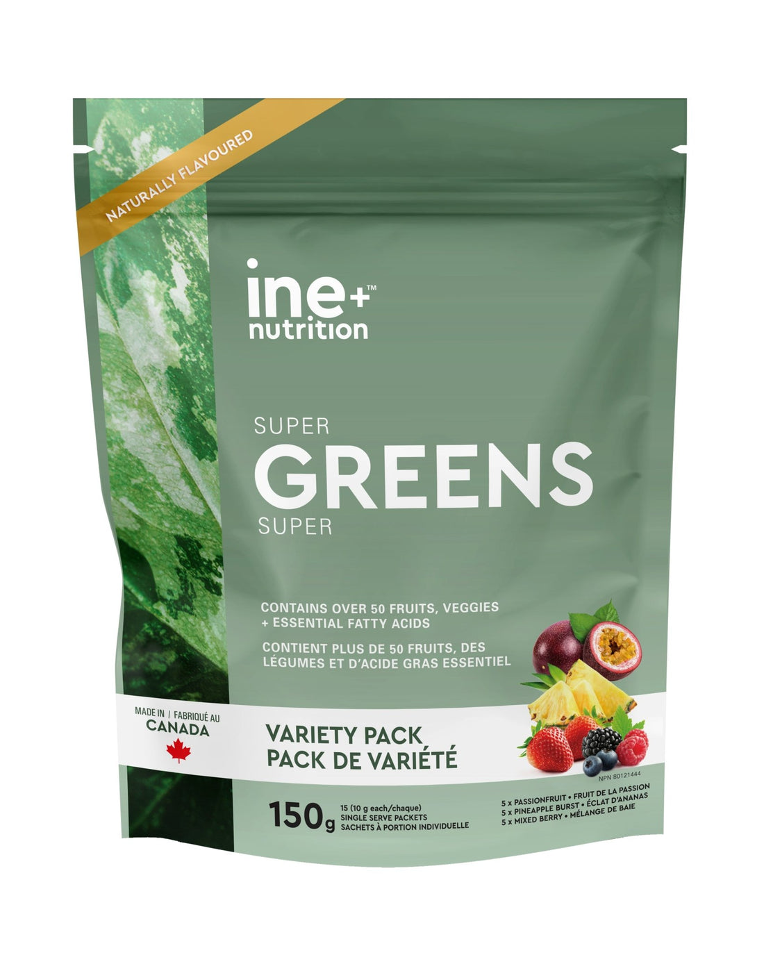 Super Greens Travel Packs Variety Bag | ine+ nutrition